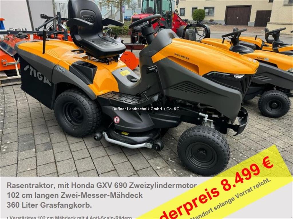 STIGA ESTATE 9102 WX ALLRAD d'occasion - Tondeuse autoportée - 2022
