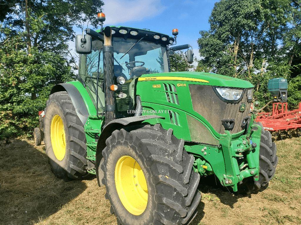 JOHN DEERE 6210 R d'occasion - Tracteur agricole - 210 ch - 2014